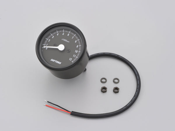 Mechanical Motorcycle Tachometer 60mm – 12,000 RPM, 1:5 Gear Ratio ...