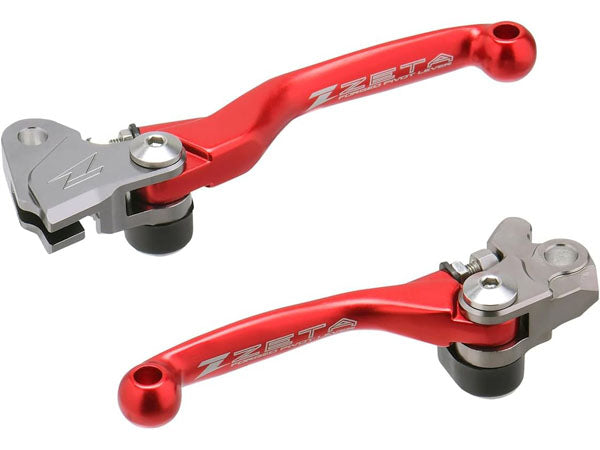 ZETA Pivot Lever Set for Suzuki DR-Z400, DR200, DR250 – Folding Clutch ...