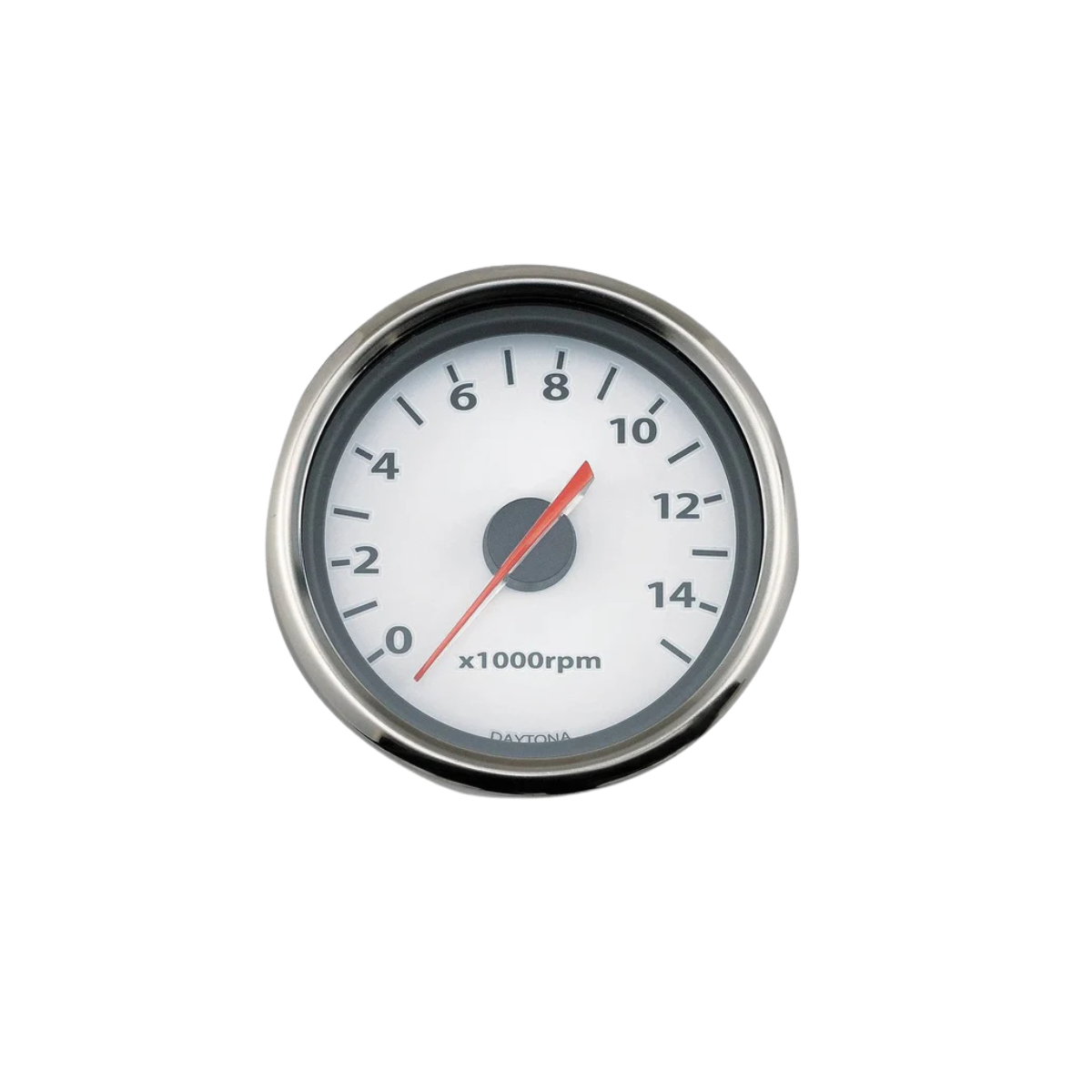Tachometer 15,000RPM 60mm – White Panel, LED Backlight, Stainless Steel ...